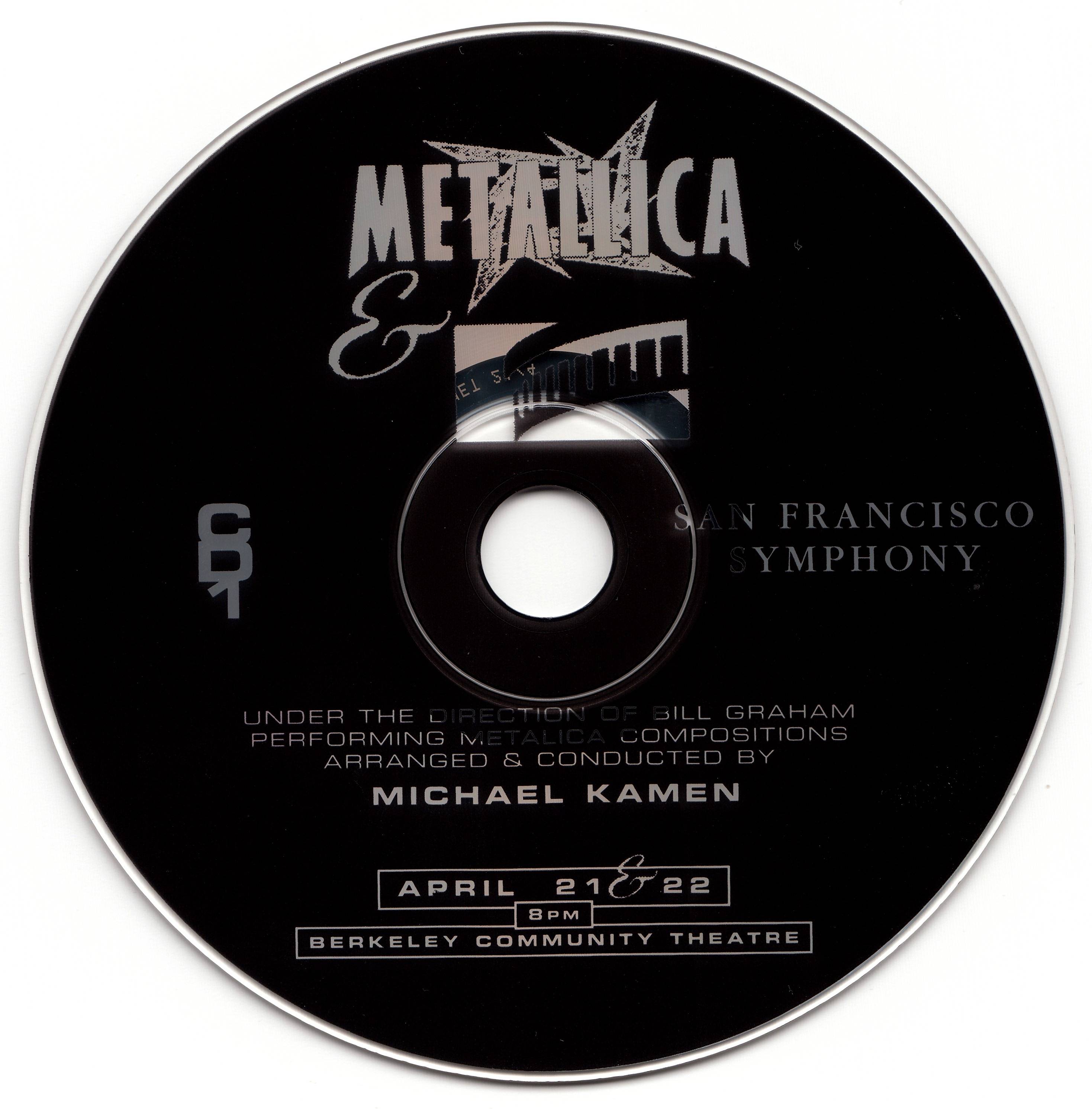 Metallica Metallica and The SF Symphony [cd1 us] | CD Covers | Cover ...